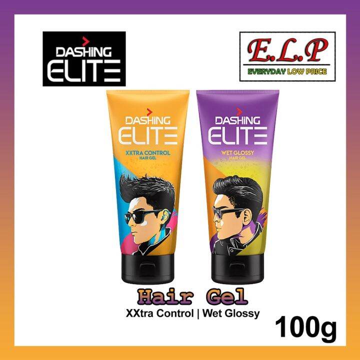 Dashing Elite Hair Gel Tube Xxtra Control Wet Glossy 100g
