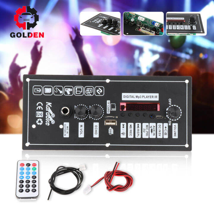 Papan Decoder Amplifier Audio Bluetooth Speaker Amplifier Board Daya ...