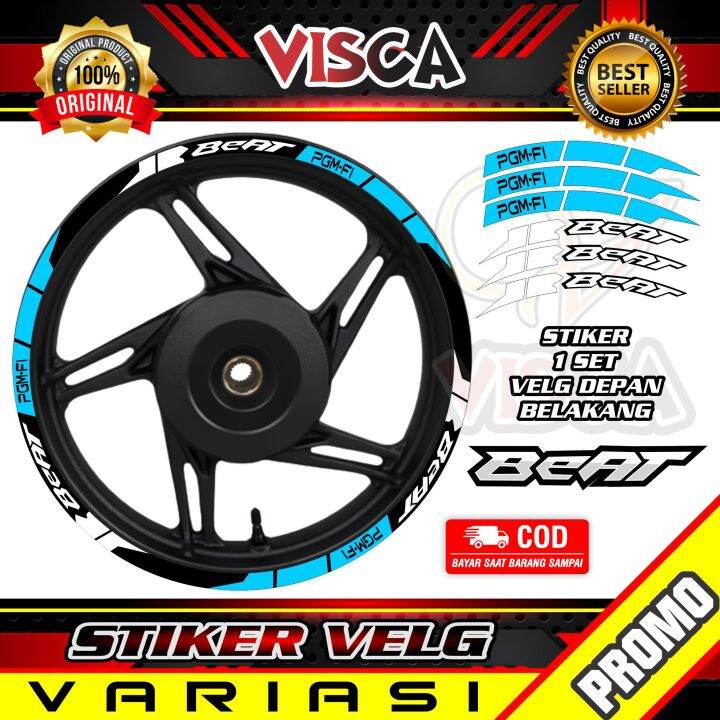 Stiker Velg List Velg Motor Stiker Velg Beat Fi | Lazada Indonesia