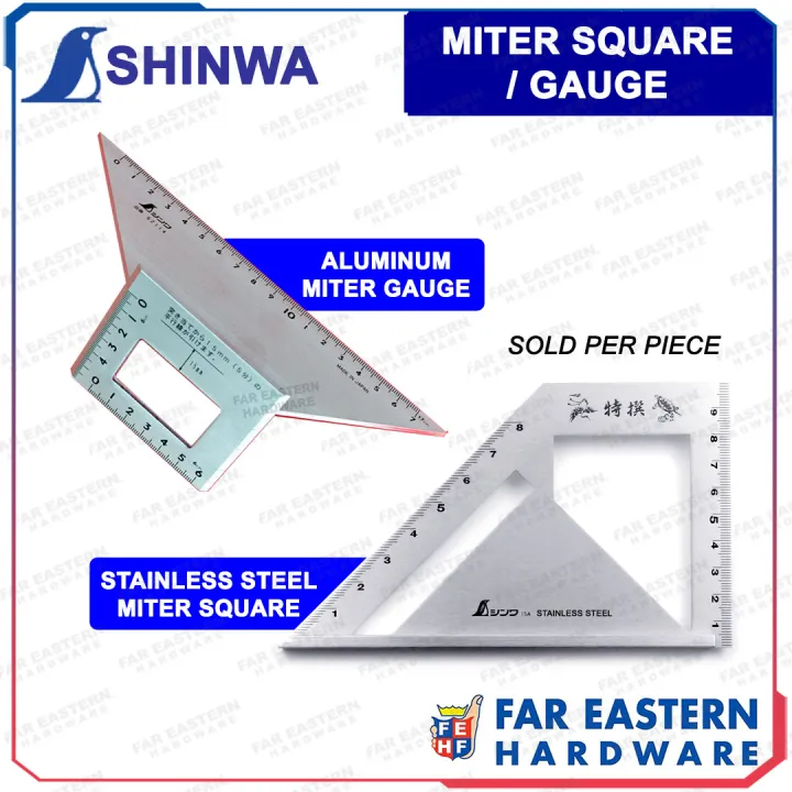 SHINWA Miter Square / Gauge Angle Ruler | Lazada PH