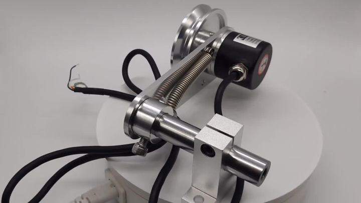 GHW38 200MM Circumference U V Groove Metal Wheel Encoder Meter Counter ...