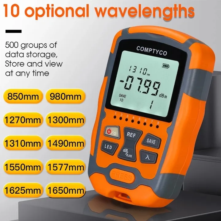 2022 New AUA M7/M5 Mini Optical Power Meter Fiber Optic Cable Tester ...