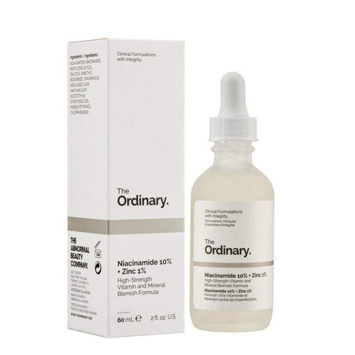 The Ordinary Niacinamide 10% + Zinc 1% High Strength Vitamin And ...