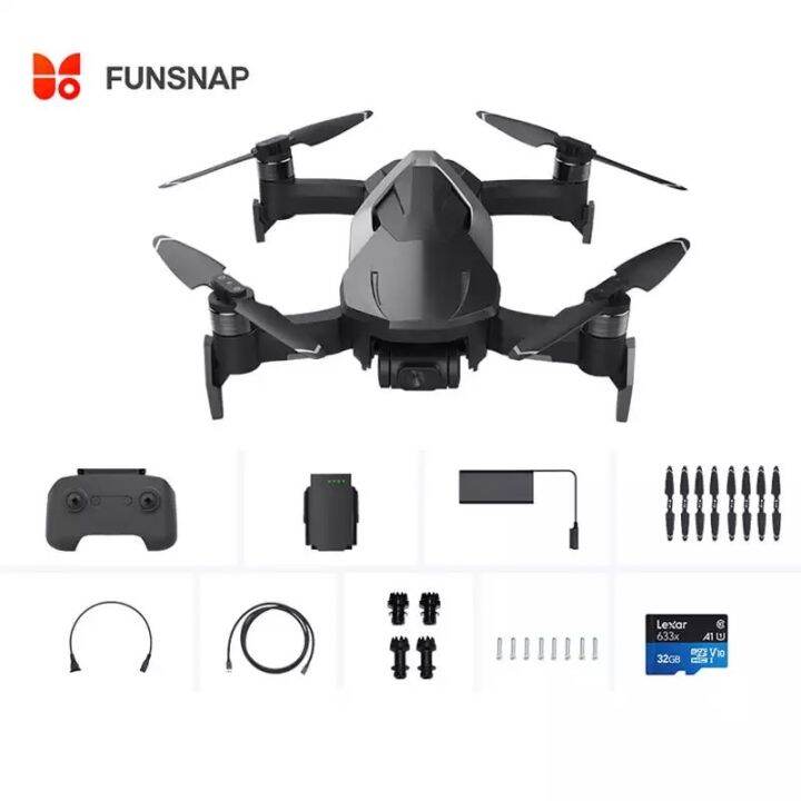 Funsnap Diva Drone 4K HD Camera 5G Wifi GPS Professional | Lazada Indonesia