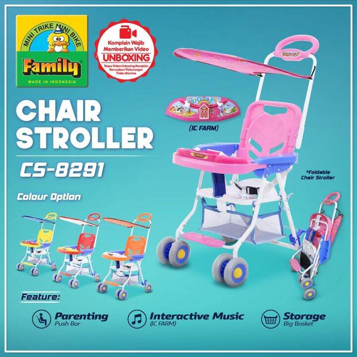 Chair Stroller Kursi Dorong Anak Family CS-8291 | Lazada Indonesia