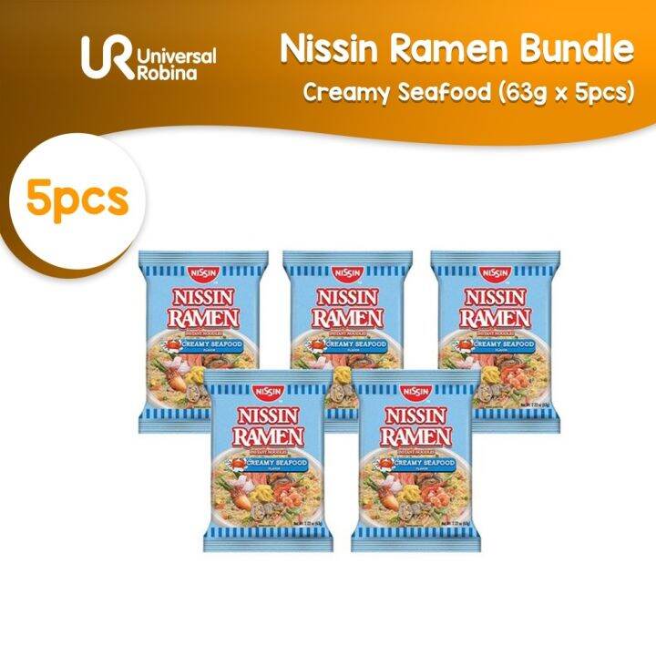Nissin Ramen Creamy Seafood (63G) 5 Packs | Lazada PH