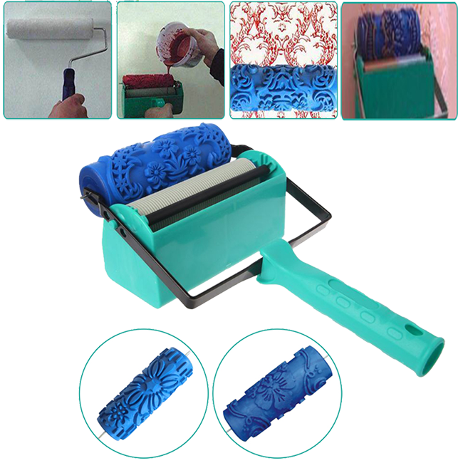 Rol dan Alat Cat Bermotif, Mesin Cat Tembok 5 "Karet Set Alat Sikat Rol ...