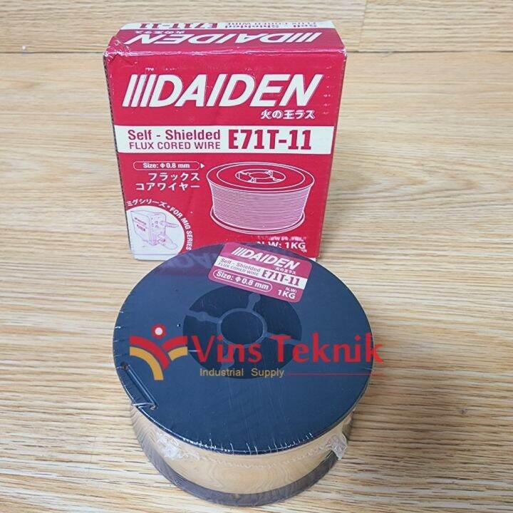 Kawat Las CO2 Flux Core Wire MIG 0,8mm MIGI 130 DAIDEN E71T-11 1KG | Lazada Indonesia