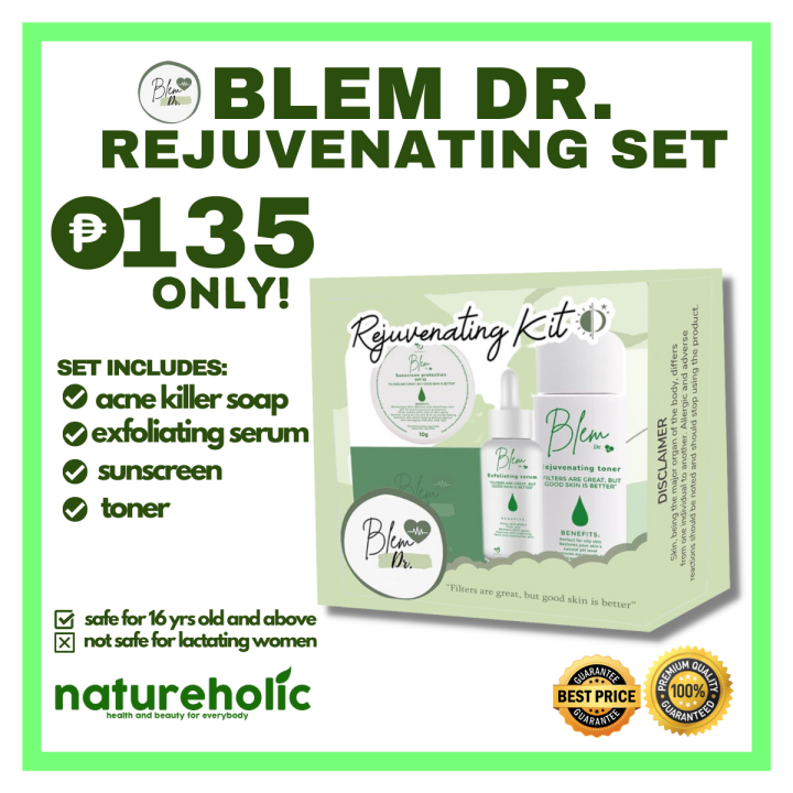Blem Dr Premium Rejuvenating Set / GLASS Skin / all in one rejuvenating ...