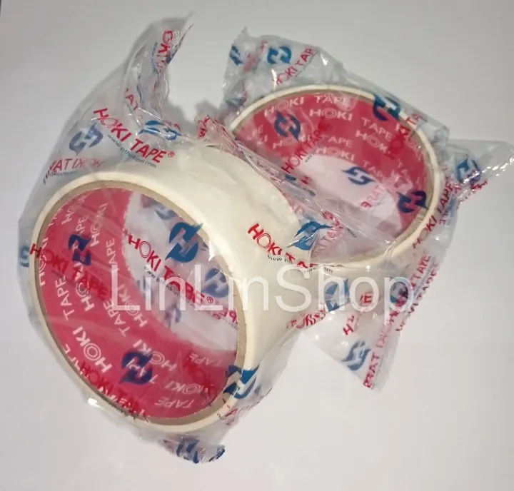 Lakban Kertas Putih 1 inch 24 mm x 5 mtr / 2 inch 48 mm x 5 mtr ...