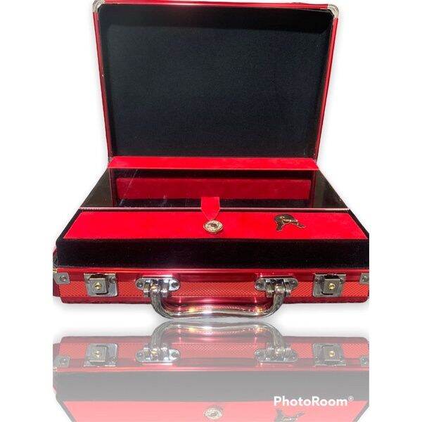 NEW!36 capacity aluminum taricase tari box slimtype slingbag tari case ...