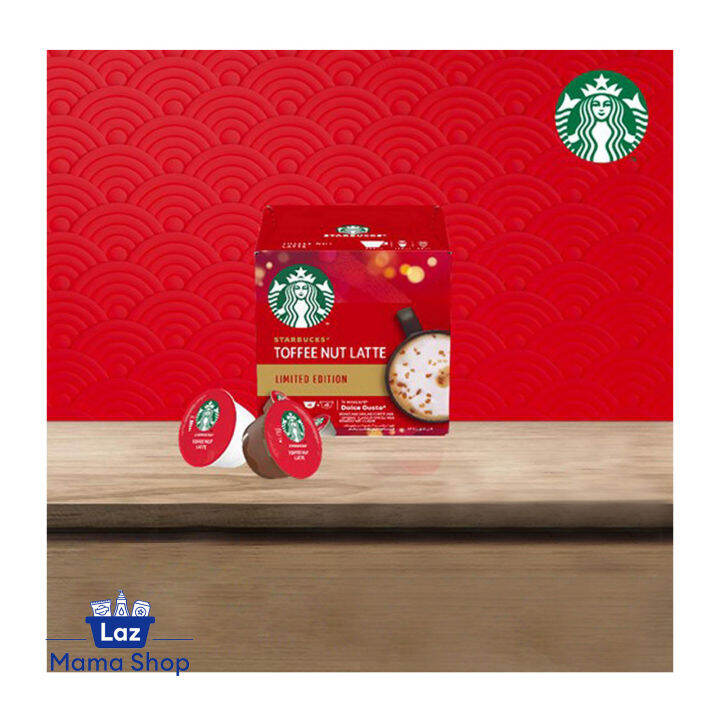 Starbucks Toffee Nut Latte By Nescafe Dolce Gusto Coffee Capsules ...