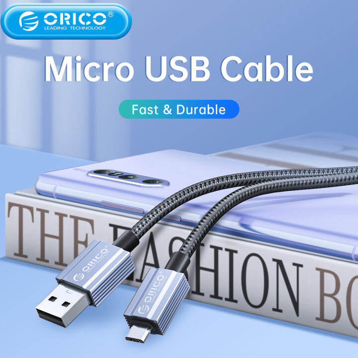 ORICO Mirco B สายข้อมูลสาย USB สำหรับ Andiord USB A ถึง Micro USB B การ ...