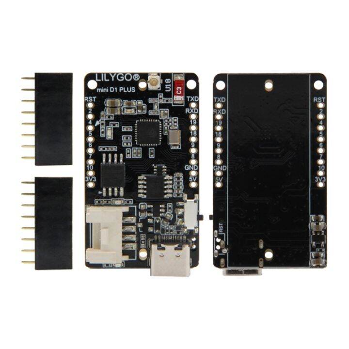 TTGO T-OI Plus ESP32-C3 RISC-V MCU Wireless Module Development Circuits Board Wi-Fi Bluetooth ...