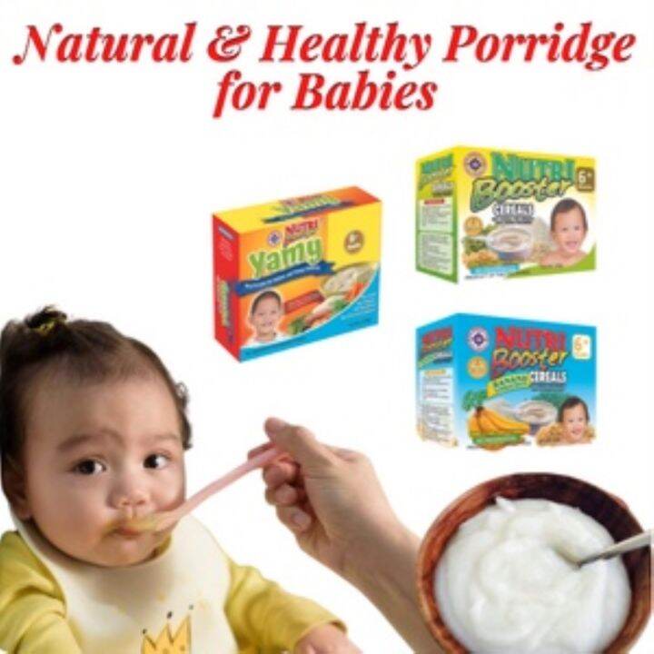 NUTRI BOOSTER BUNDLE 3BOXES THE BEST BABY FOOD AND TODDLER CEREAL PUREE ...