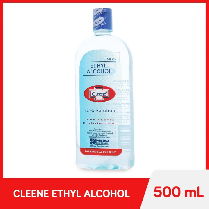Cleene 70% Solution Ethyl Alcohol 500 ml | Lazada PH