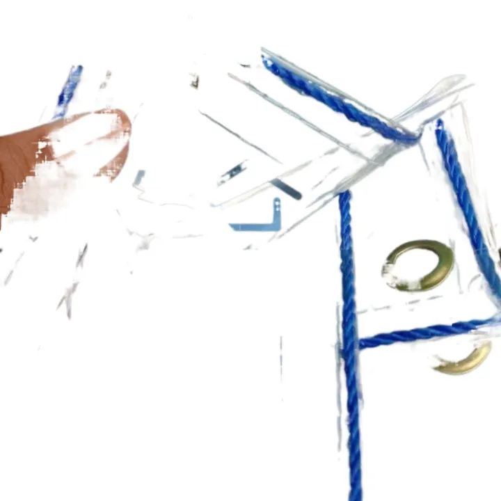 【Hot sale】 w/Freerope 8X10Feet 16 Clear Transparent Plastic Trapal ...