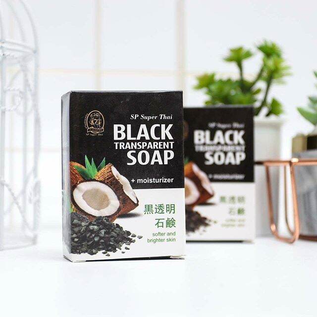 SP SUPER THAI BLACK TRANSPARENT SOAP-sabun sp thailand black-original ...