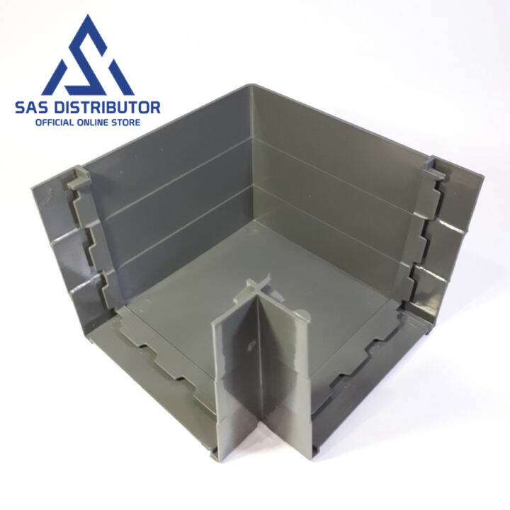 Belokan Talang Air PVC 4" inch SUNRISE | Elbow Talang Kotak | Keni ...