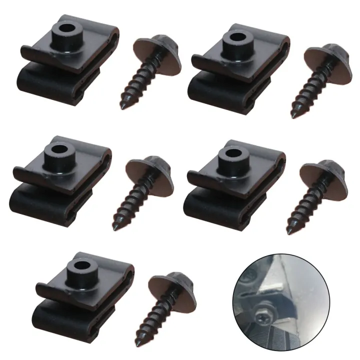 5set Car Fender Lining Wheel Arch Mudguard Trim Clips For Toyota Spare ...