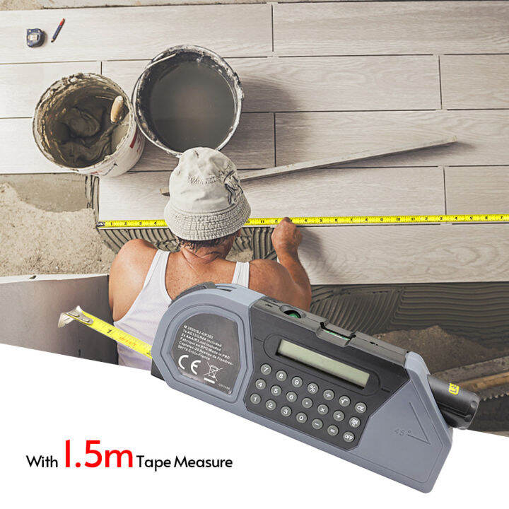 Multifunctional, laser level with tape measure, calculator, digital ...