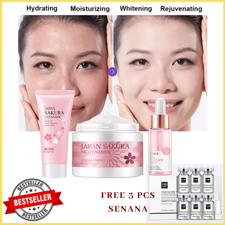 Sakura Anti Acne And Pimple Set Rejuvenating Revitalizing set Whitening ...