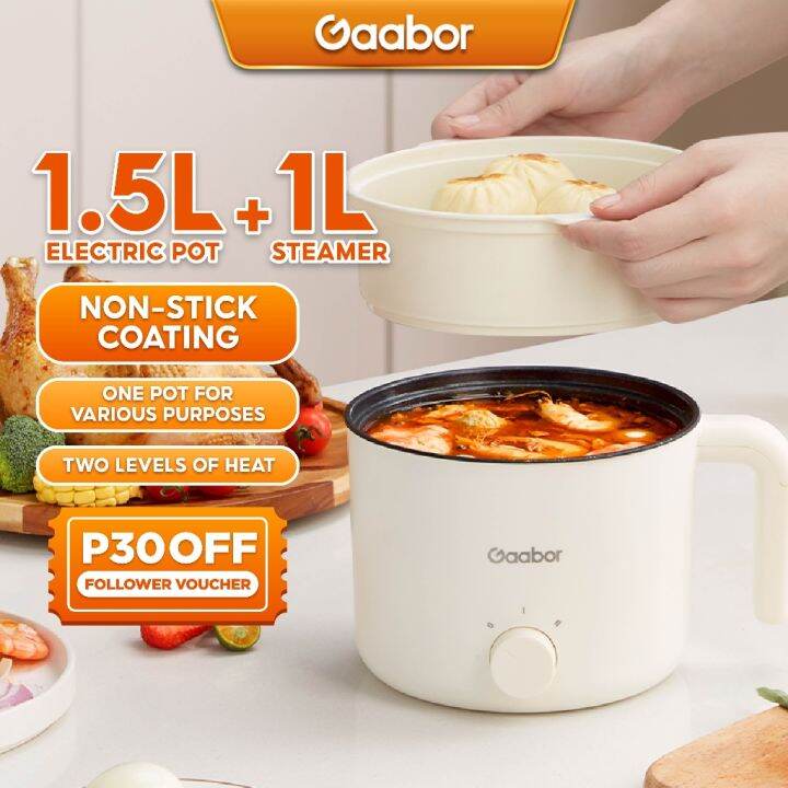 Gaabor 1.5L Large Capacity Good For 1-2 Pax Multi-purpose Non-Stick ...