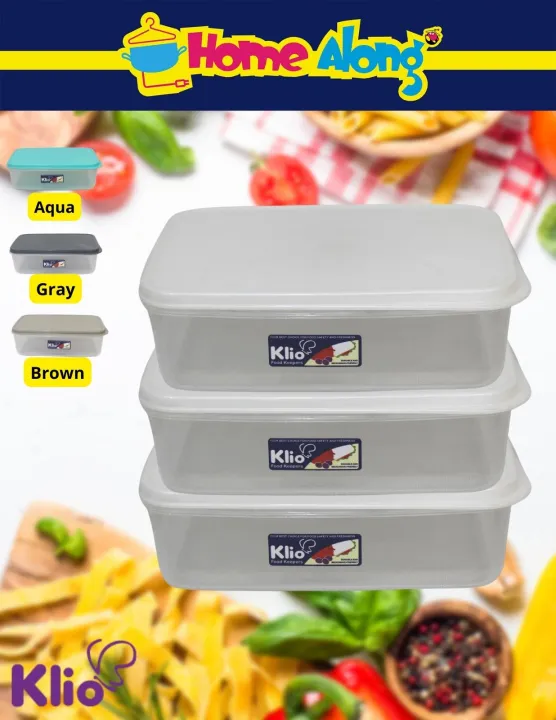 3pcs Klio 1000ml Food Keeper | Container | Lazada PH