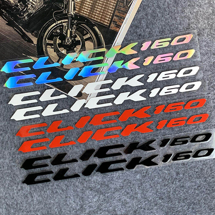 Motorcycle Accessories HONDA CLICK160 CLICK 160 3D Reflectived Stickers ...