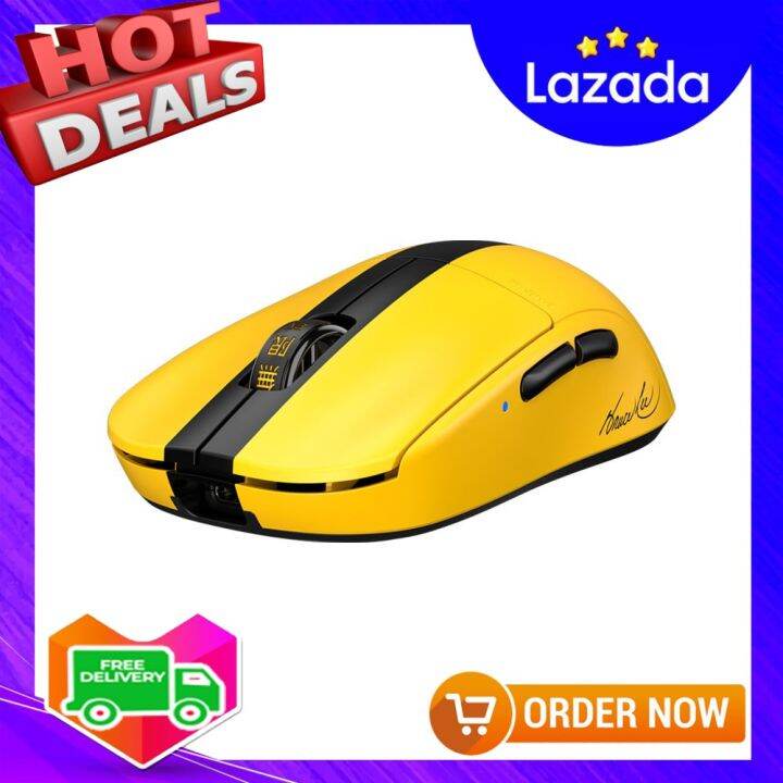📌 Hot Deals 📌WIRELESS MOUSE (เมาส์ไร้สาย) PULSAR X2 MINI BRUCE LEE ...