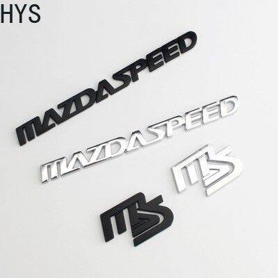 HYS 1 x Metal MAZDASPEED MAZDA SPEED Letter Car Auto Rear Trunk Emblem ...
