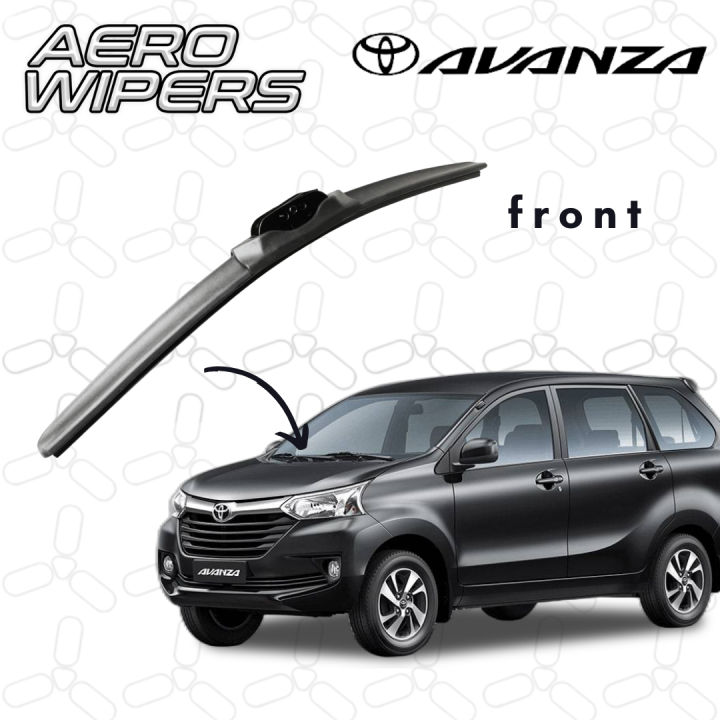 Avanza Wiper Blades Toyota 2004 to 2020 - Original fit - Front pair ...
