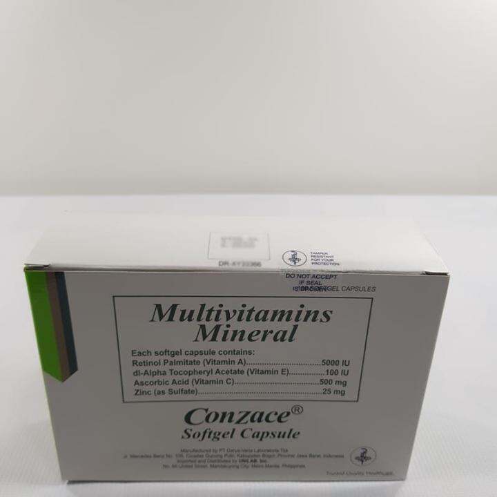 Conzace cap 100's | Lazada PH
