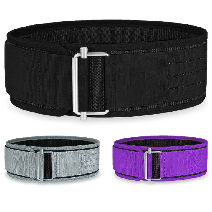 Self-Locking Weight Lifting Belt for Men Women Lifting Waist Protection ...