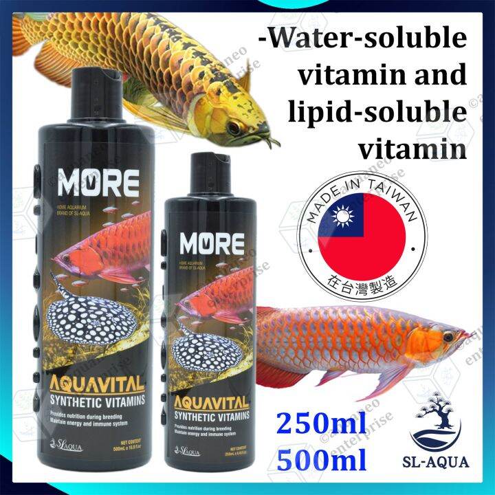 SL Aqua Aquavital Vitamin for Arowana 250ml 500ml | Arowana Vitamin Ikan Kelisa Arowana Fish ...