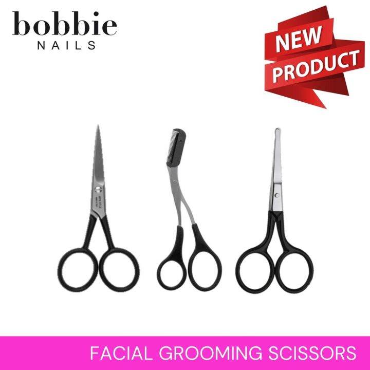 Bobbie Nails Facial Hair Grooming Scissors | Lazada PH