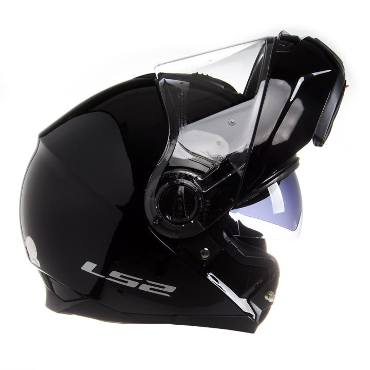 LS2 Modular FF325 Strobe Helmet gloss black | Lazada PH