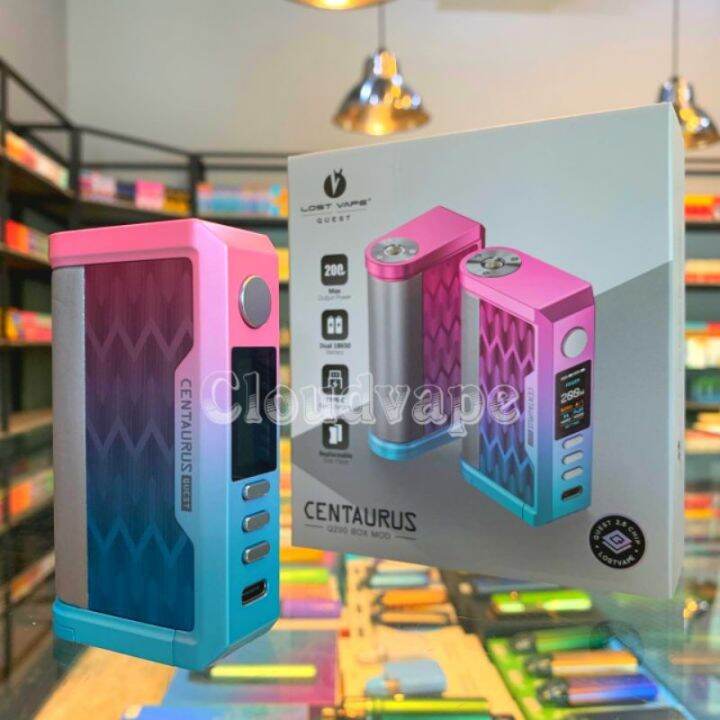 COD ORIGINAL MOD CENTAURUS 200W DUAL 18650 FULLSET SIAP PAKAI | Lazada ...