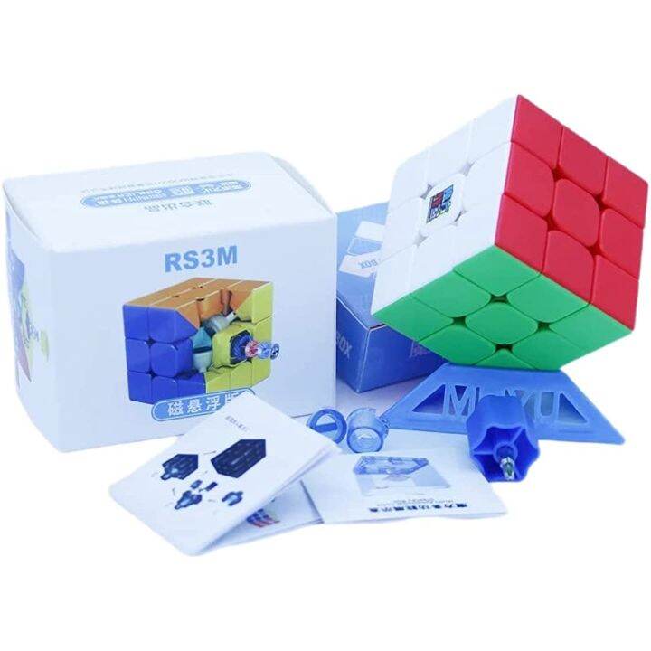 Moyu RS3M 2021, 3x3x3 Maglev Speed Cube, Magnetic Levitation Dual ...