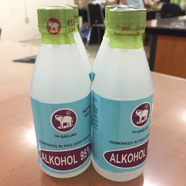 ALKOHOL 95 % CAP GAJAH 100 ML | Lazada Indonesia