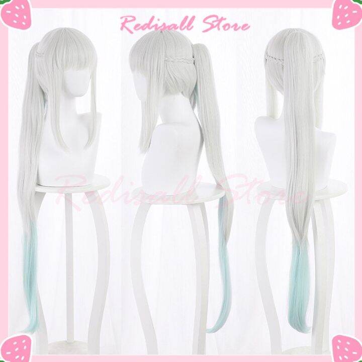 FGO Morgan Le Fay Cosplay Wig Fate Grand Order Long Braided Ponytail ...
