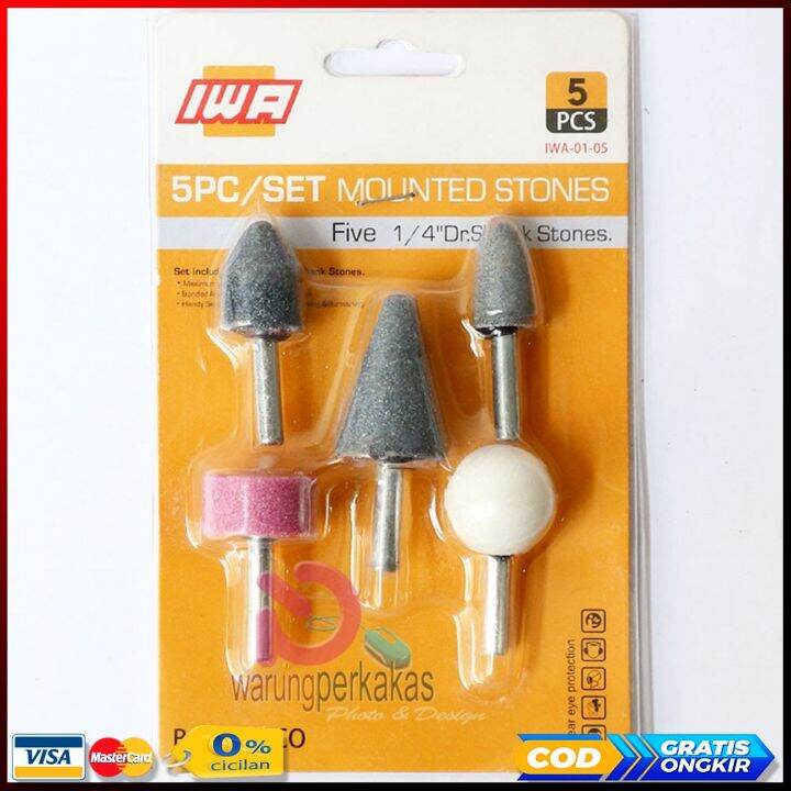 Iwa Batu Osco isi 5pcs Mini Grinder Mata Bor Mini Gerinda Batu Poles ...