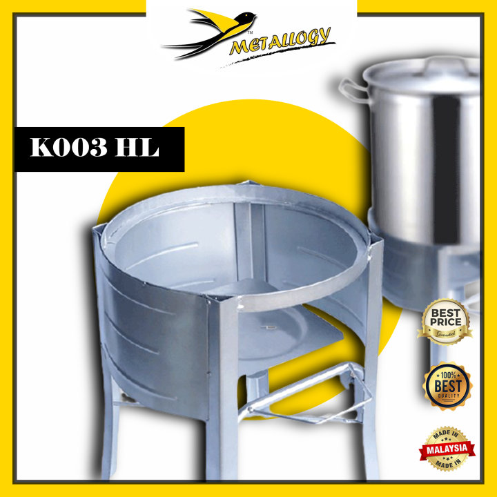 Metallogy Kitchen Gas Stove Stand Kuali Dapur Hawker Wok Stove Stand ...