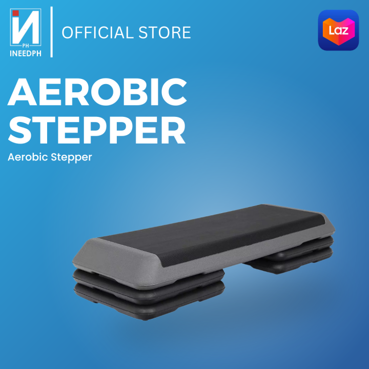 AEROBIC STEPPER PLATFORM XL size mini stepper complete set with 2 pairs ...
