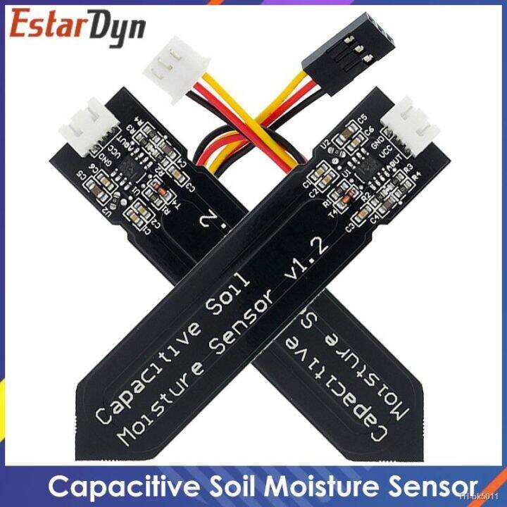 ⊙۞₪ Capacitive soil moisture sensor module Corrosion Resistant wide ...