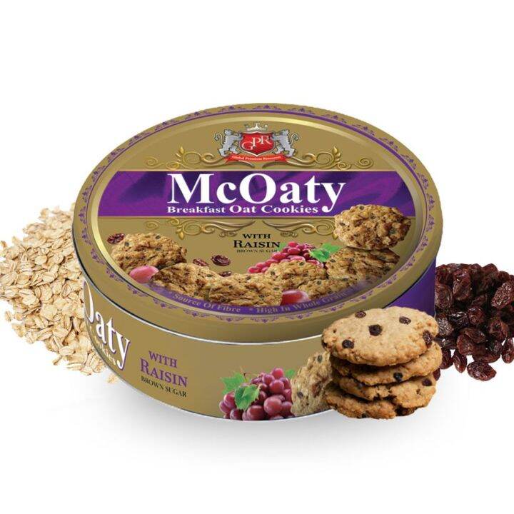 GPR McOaty Breakfast Oat Cookies | Source Of Fiber | High In Whole Grain | 96grams | Lazada PH