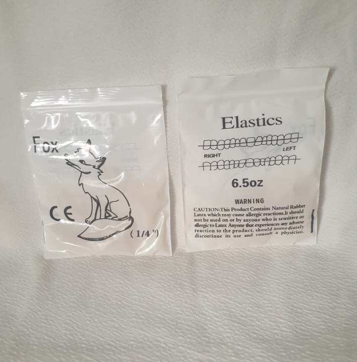 Elastics Fox 1/4" 6.5oz 50pcs/pack | Lazada PH