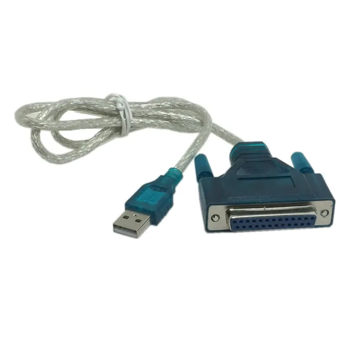 USB 2.0ถึง25 Pin DB25 Parallel Port Cable IEEE 1284 1 Mbps Parallel ...