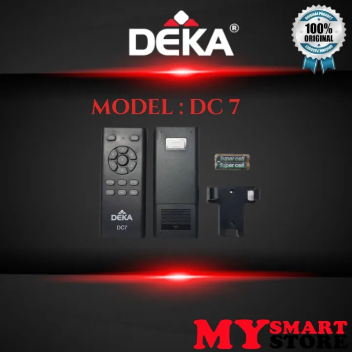 {LAZ}DEKA DC 7 SPEED Series Ceiling Fan 100% Original Remote Control ...
