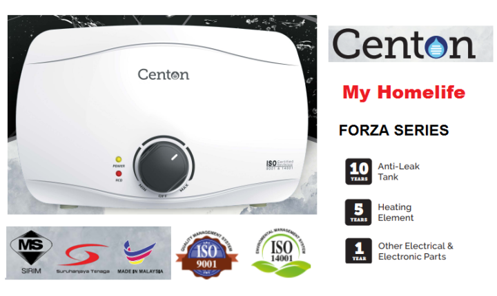 CENTON FORZA SERIES FR255E MULTIPOINT WATER HEATER | Lazada